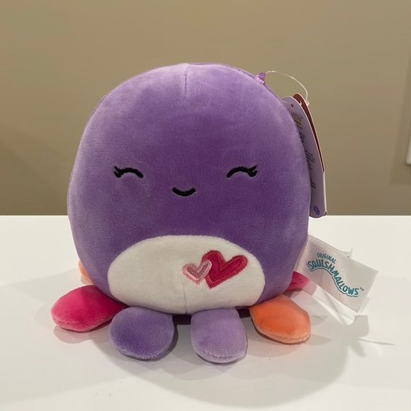 Squishmallows | Other | Nwt 5 Beula The Octopus Valentine Squishmallow ...